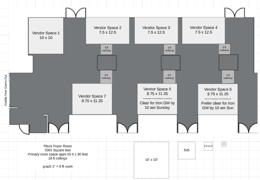 Vending at Intercon - Intercon W